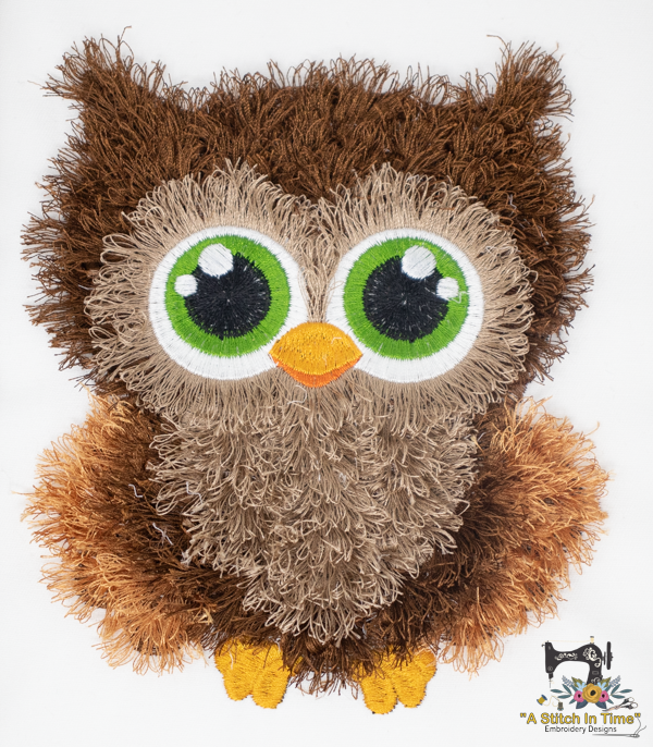 Fringe Owl| A Stitch in Time Embroidery Designs