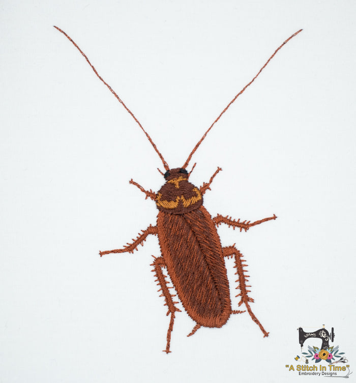 Roach Buddy| A Stitch in Time Embroidery Designs