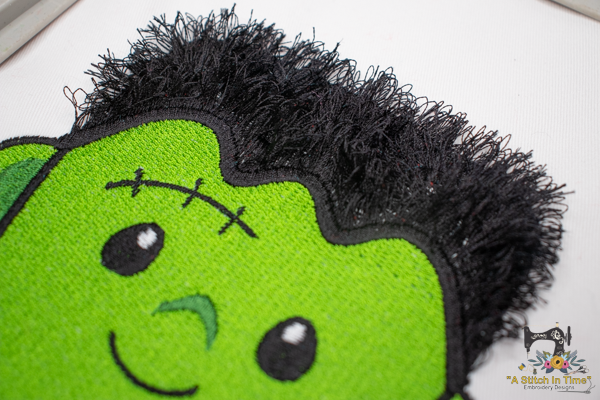 Fringe Monster| A Stitch in Time Embroidery Designs
