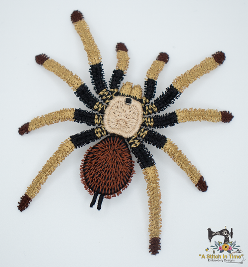 FSL Arizona Blonde Tarantula| A Stitch in Time Embroidery Designs