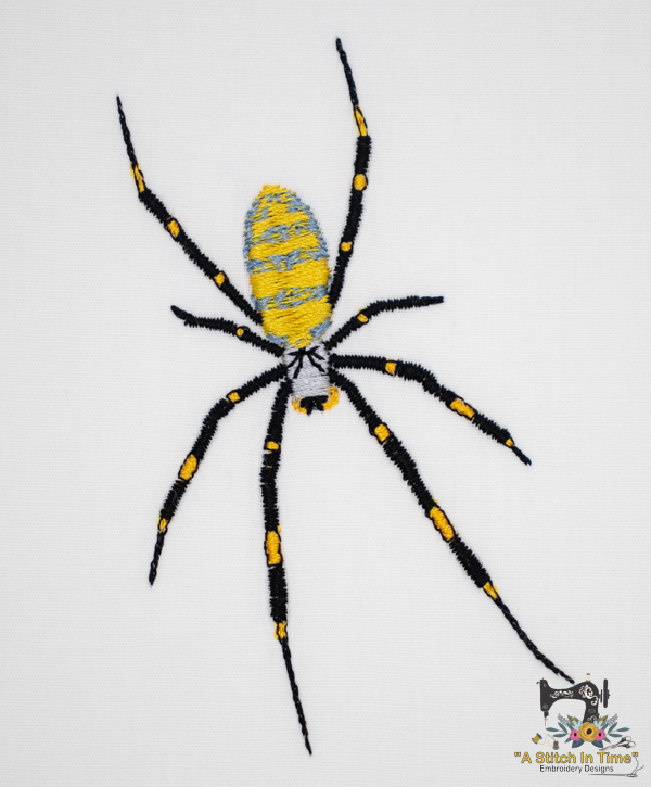 Joro Spider| A Stitch in Time Embroidery Designs