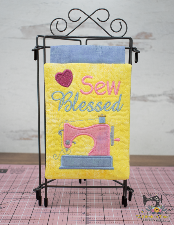 ITH Sew Blessed Micro Quilt| A Stitch in Time Embroidery Designs