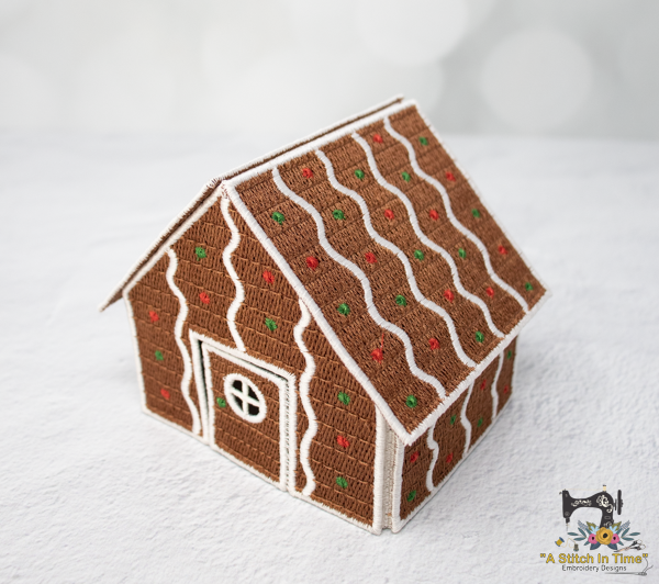 FSL Gingerbread House| A Stitch in Time Embroidery Designs