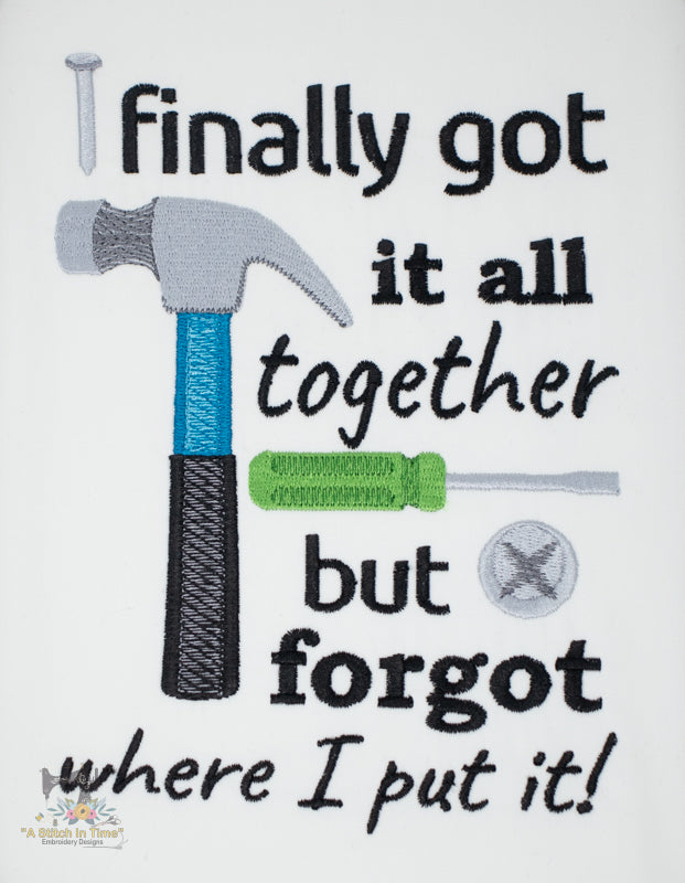 I Forgot Where I Put It Bundle| A Stitch in Time Embroidery Designs